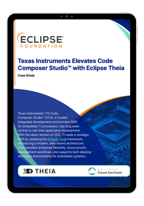 Texas Instruments Elevates Code Composer Studio™ with Eclipse Theia